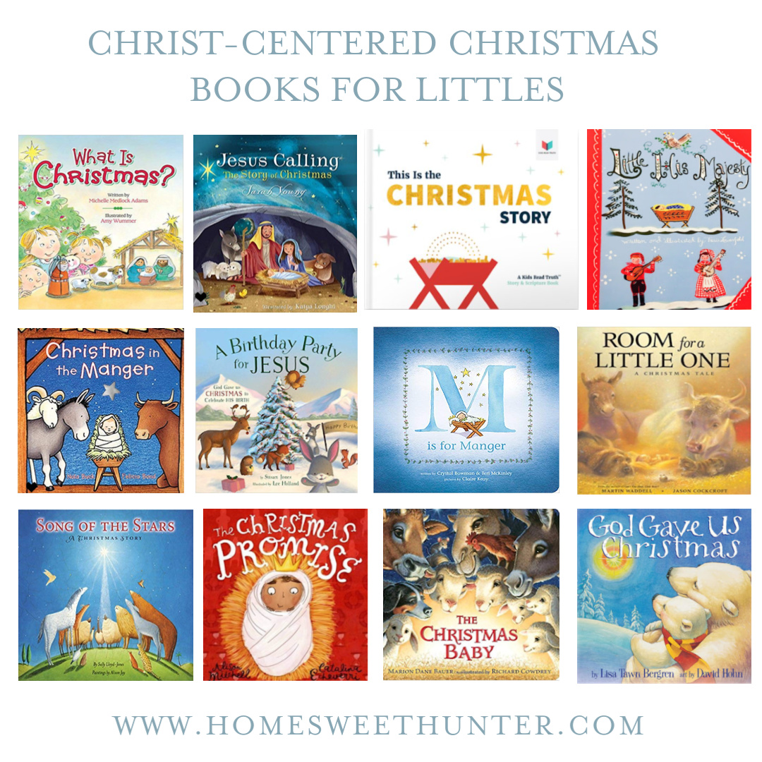 Christ-Centered Christmas Books for Littles